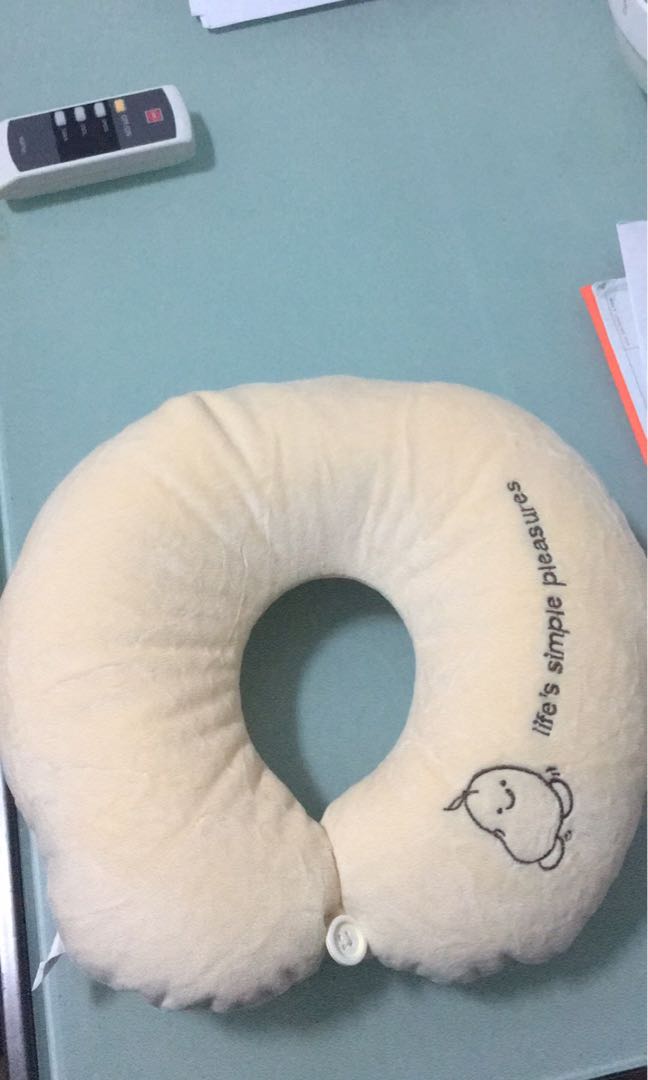Mr. Bean neck pillow, Hobbies & Toys, Toys & Games on Carousell