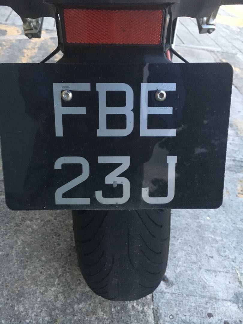 Number Plate 23, Motorcycles, Motorcycle Accessories on Carousell