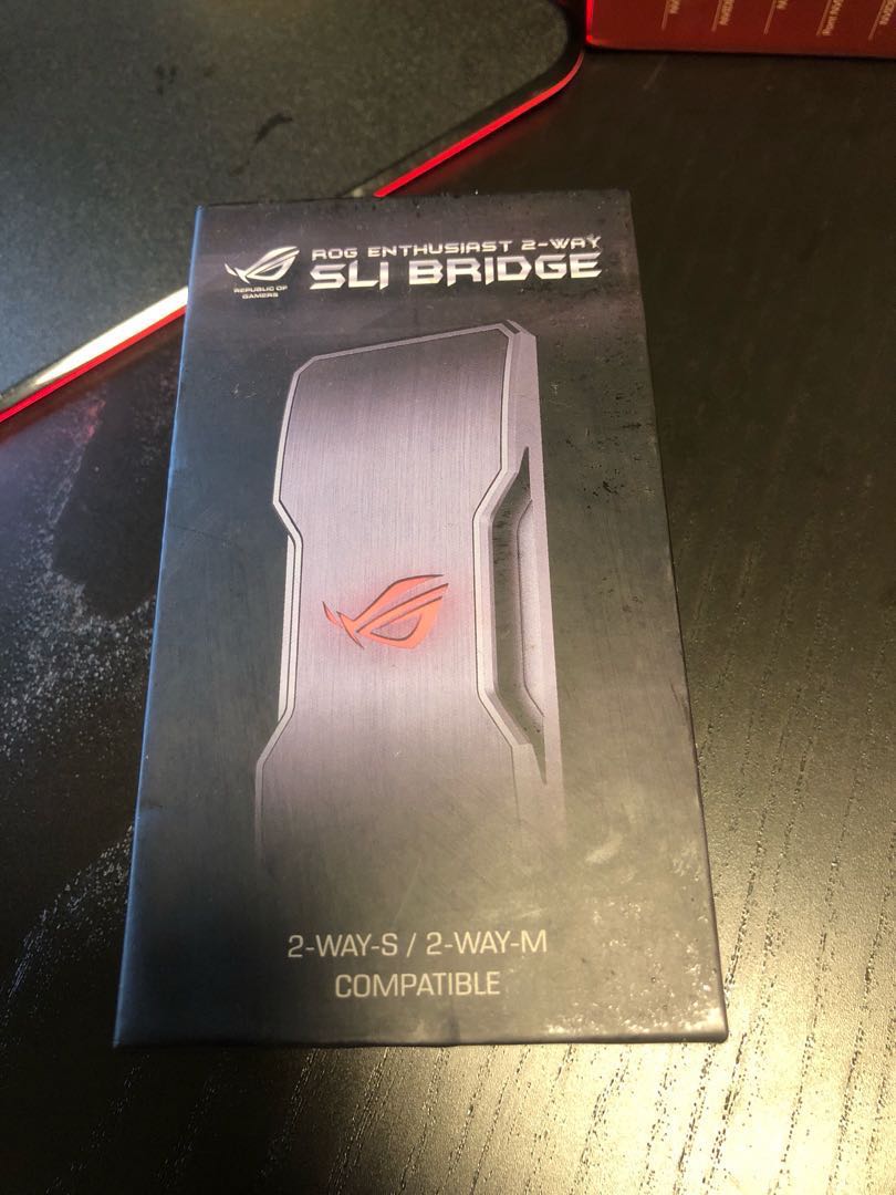 ROG 2 way SLI Bridge, Computers & Tech, Parts & Accessories, Networking ...