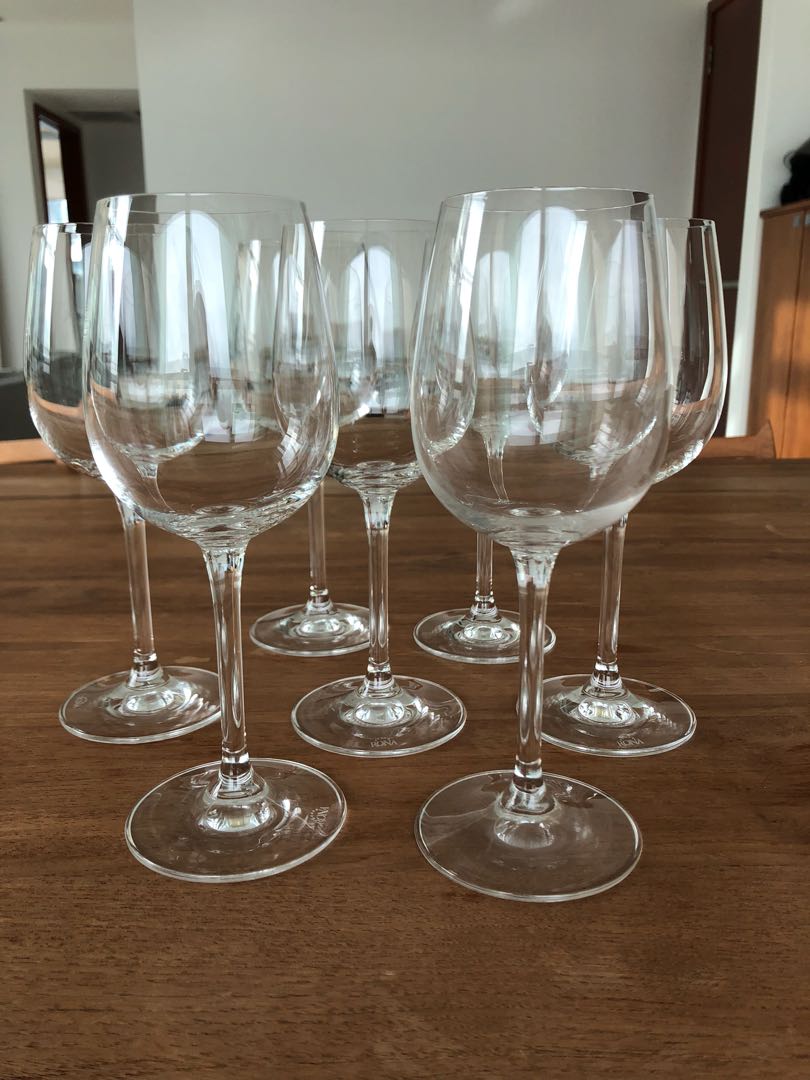 Rona Set Of 7 Wine Glasses Furniture And Home Living Kitchenware And Tableware Other Kitchenware