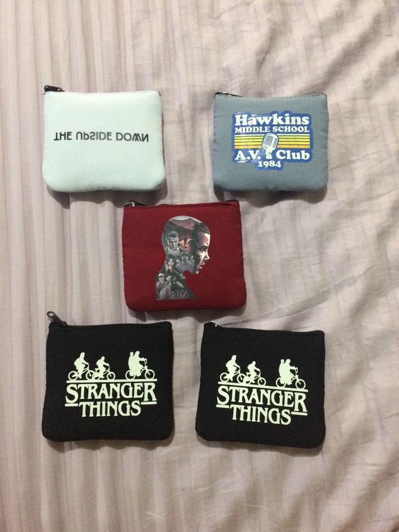 Stranger Things Themed Coin Purse, Hobbies & Toys, Stationary & Craft ...
