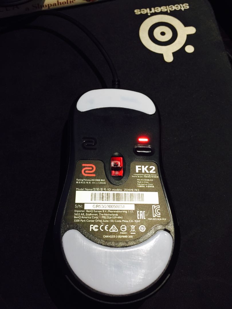 Zowie FK2 Gaming Mouse, Computers & Tech, Parts & Accessories, Mouse ...