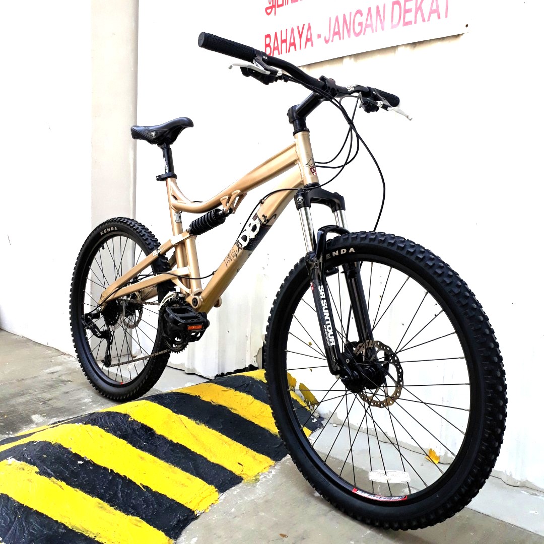 26er DiamondBack Recoil Full Suspension Mountain Bike, Sports Equipment ...