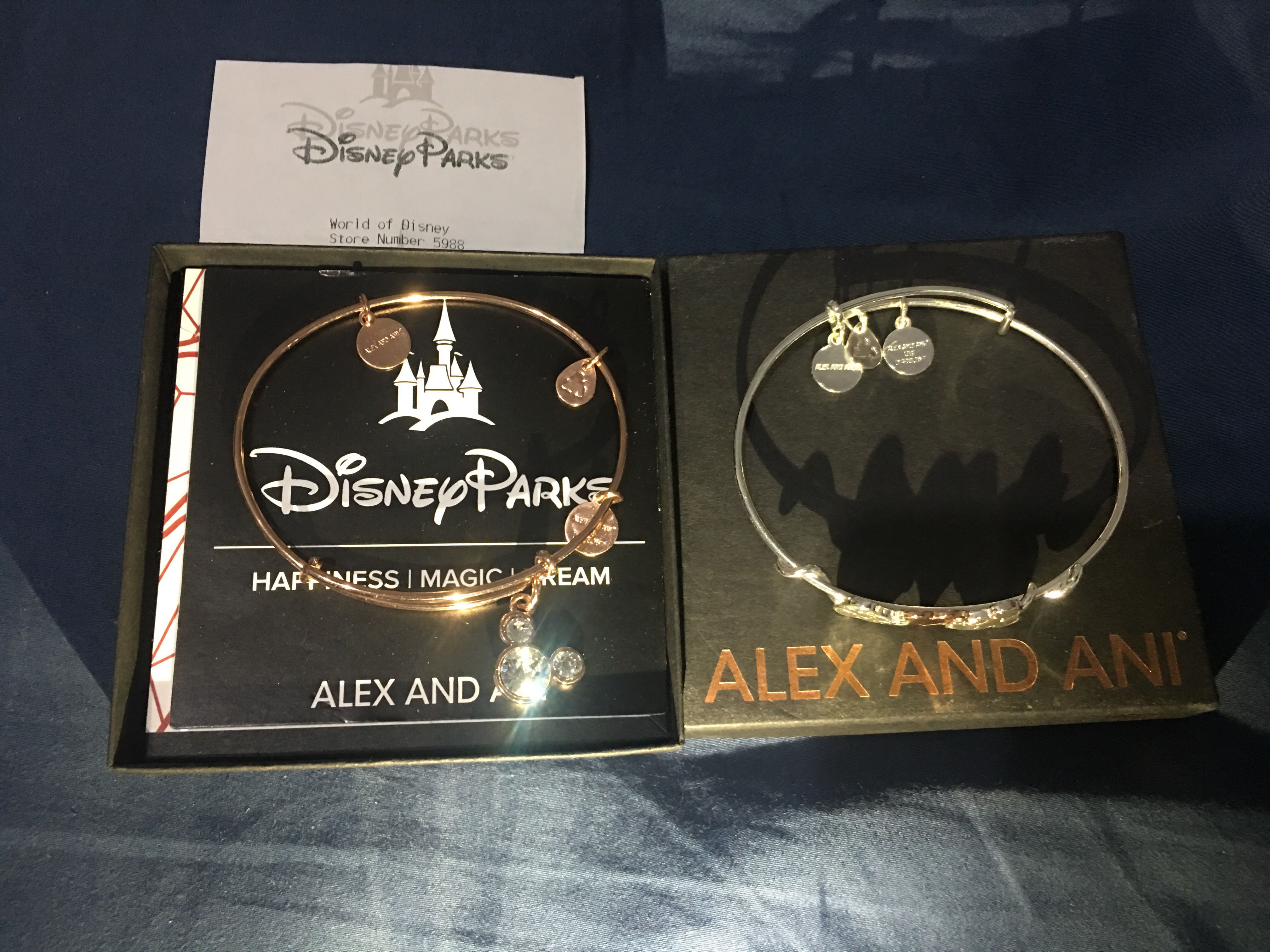 Alex and Ani Disney Mickey and Minnie Set, Women's Fashion, Jewelry ...