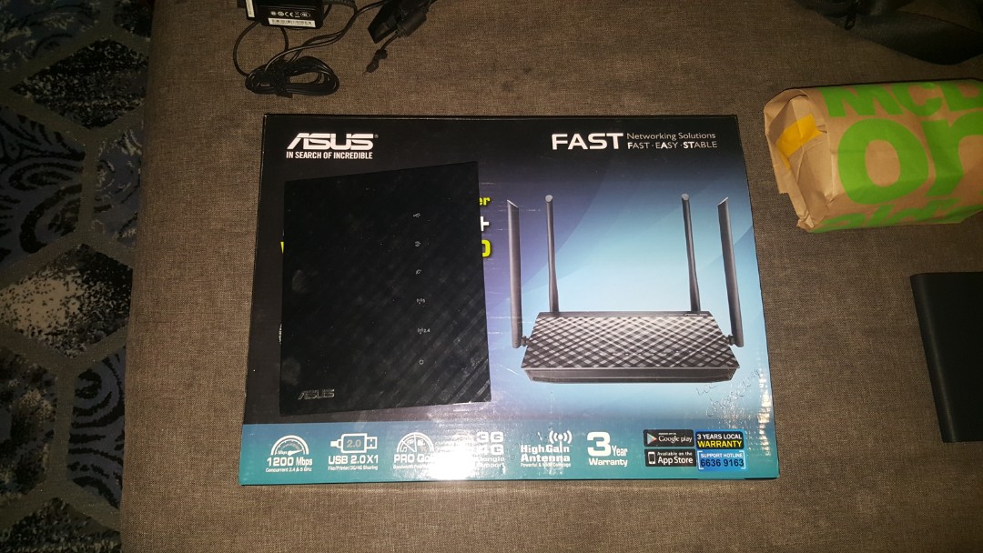 Asus wireless router, Computers & Tech, Parts & Accessories, Networking ...