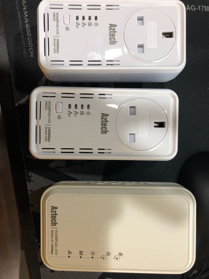 Aztech HomePlug 1200Mbps series to connect your entire home, TV & Home ...