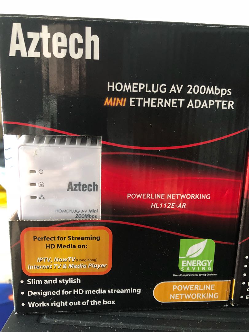 Aztech Homeplug Kit (Transmitter & Receiver), TV & Home Appliances, TV ...