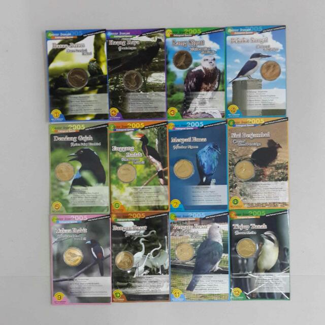Bird Coin Card Complete Set( 1-12), Hobbies & Toys, Collectibles ...