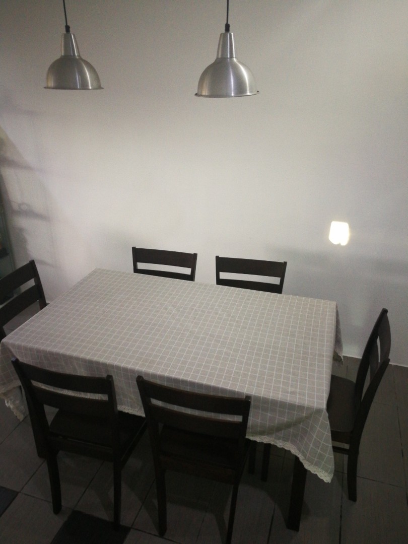 Dining Table preloved, Furniture & Home Living, Furniture, Chairs on ...