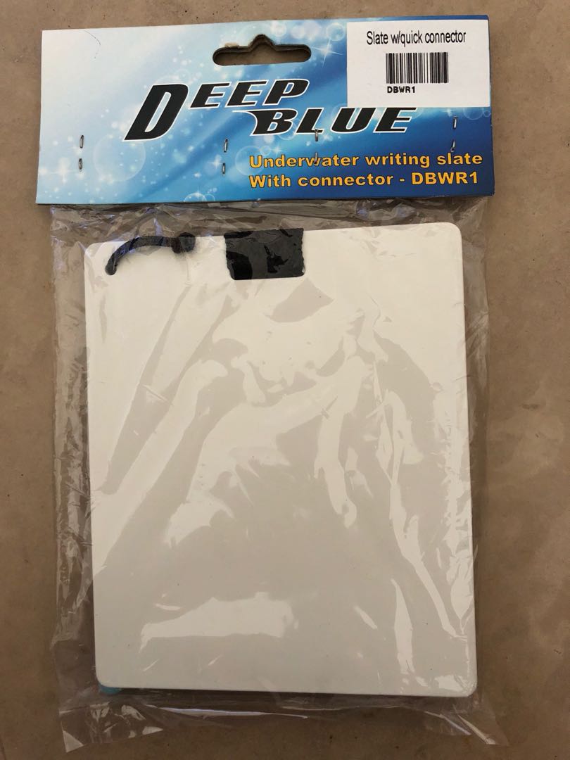 Diving underwater writing slate, Sports Equipment, Sports & Games ...