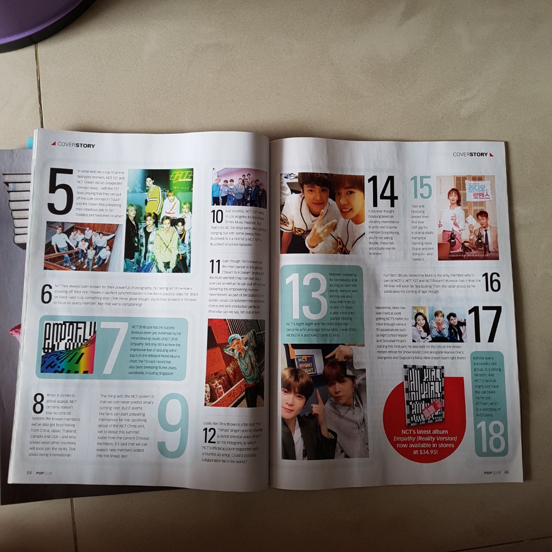 Giveaway: Popclub Magazine Ft NCT #blessings, Hobbies & Toys ...