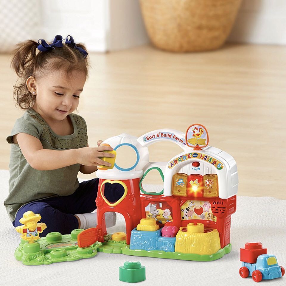 (In-Stock) VTech Sort & Build Farm (Brand New), Babies & Kids, Infant ...