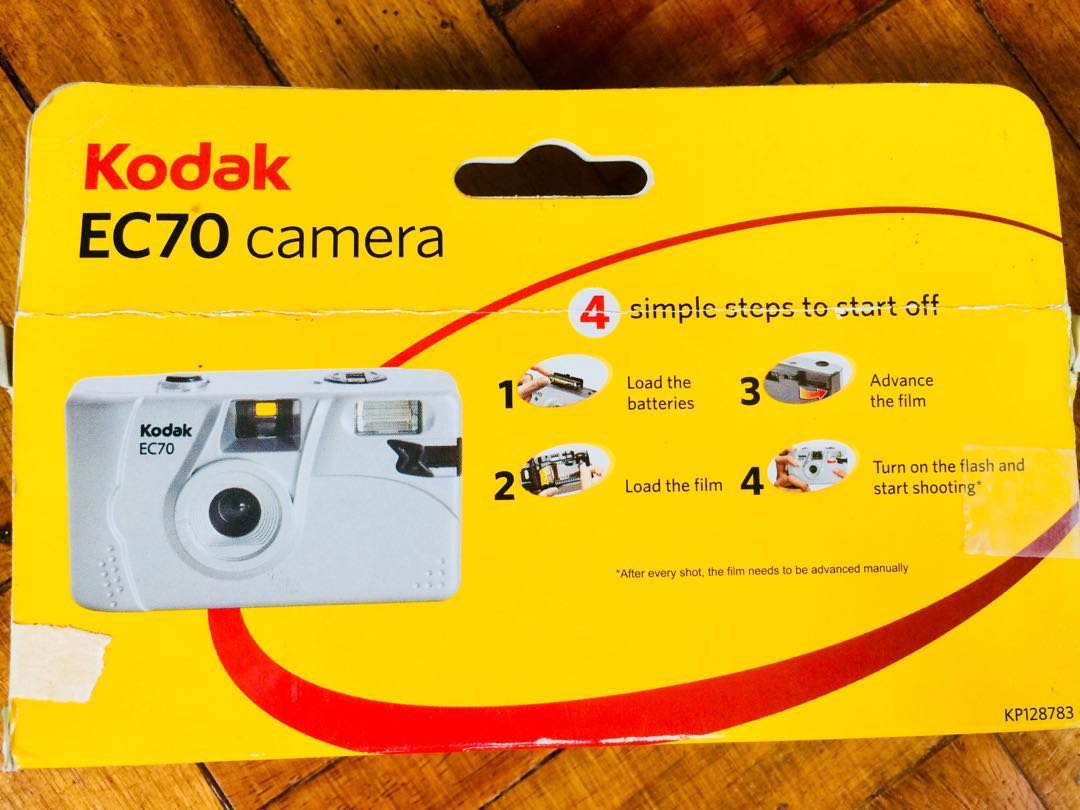 Kodak EC70 Film Camera Kit, Photography, Cameras on Carousell