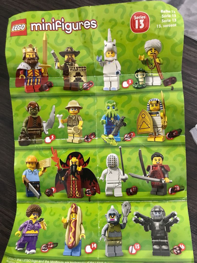 lego minifigures series 13, Hobbies & Toys, Toys & Games on Carousell