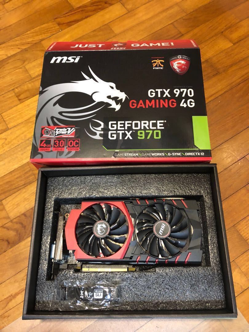 MSI GTX 970 Gaming 4G Graphics Card, Computers & Tech, Parts ...