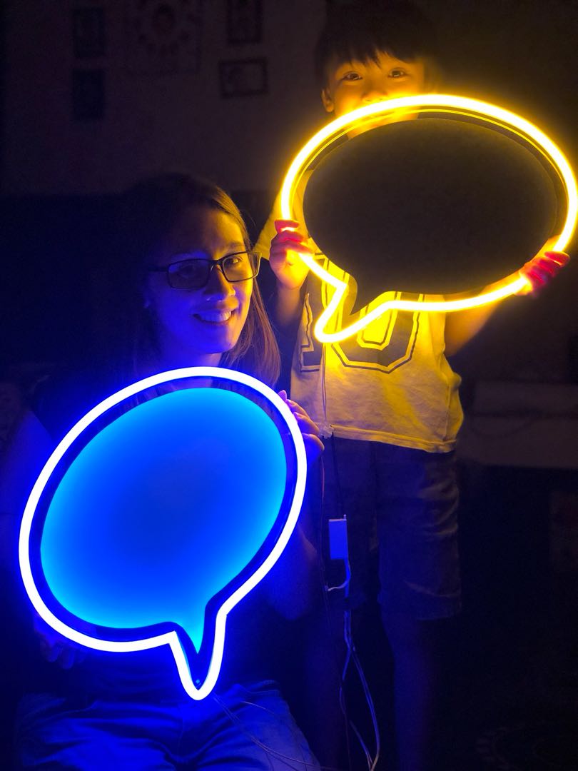 Neon Message Board, Furniture & Home Living, Cleaning & Homecare ...