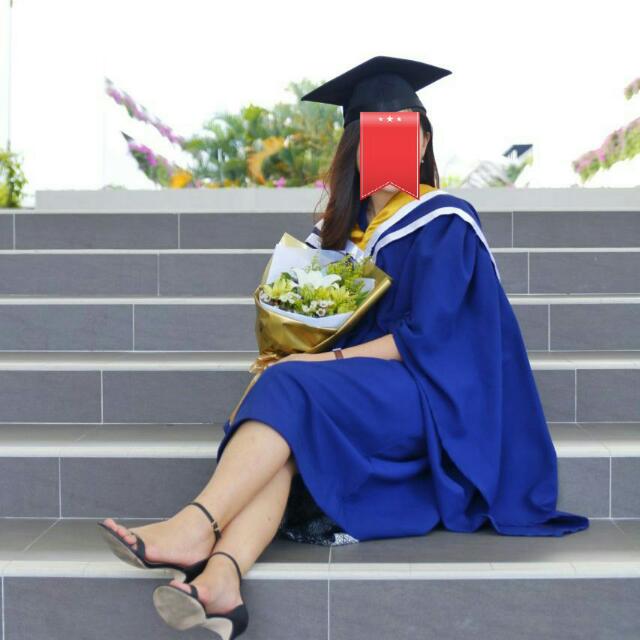 NTU MAE Convocation Graduation Gown + Mortar Board, Women's Fashion ...