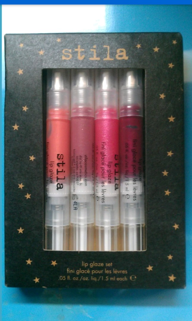 STILA LIP GLAZE TWINKLE SET, FULL SIZE on Carousell