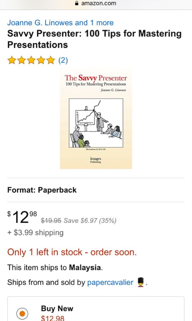 The Savvy Presenter - 100 tips for mastering presentations, Hobbies ...