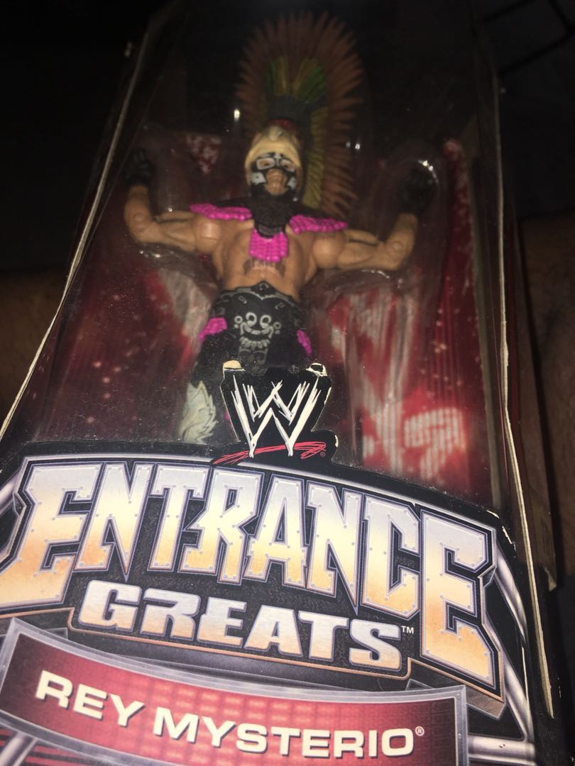 WWE REY MSTERIO ENTRANCE GREATS, Hobbies & Toys, Memorabilia ...