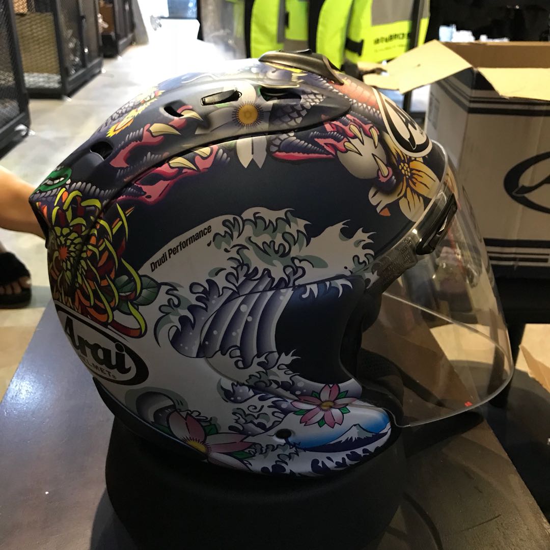 Arai Ram4 oriental flat blue, Auto Accessories on Carousell