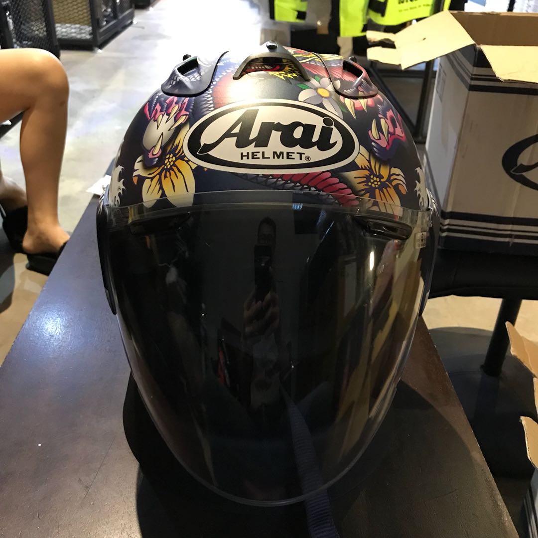 Arai Ram4 oriental flat blue, Auto Accessories on Carousell