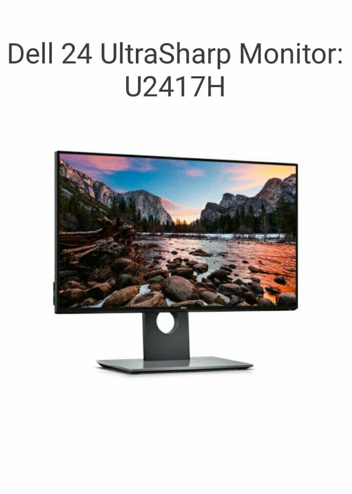 Dell U2417H Screen, Computers & Tech, Parts & Accessories, Monitor ...