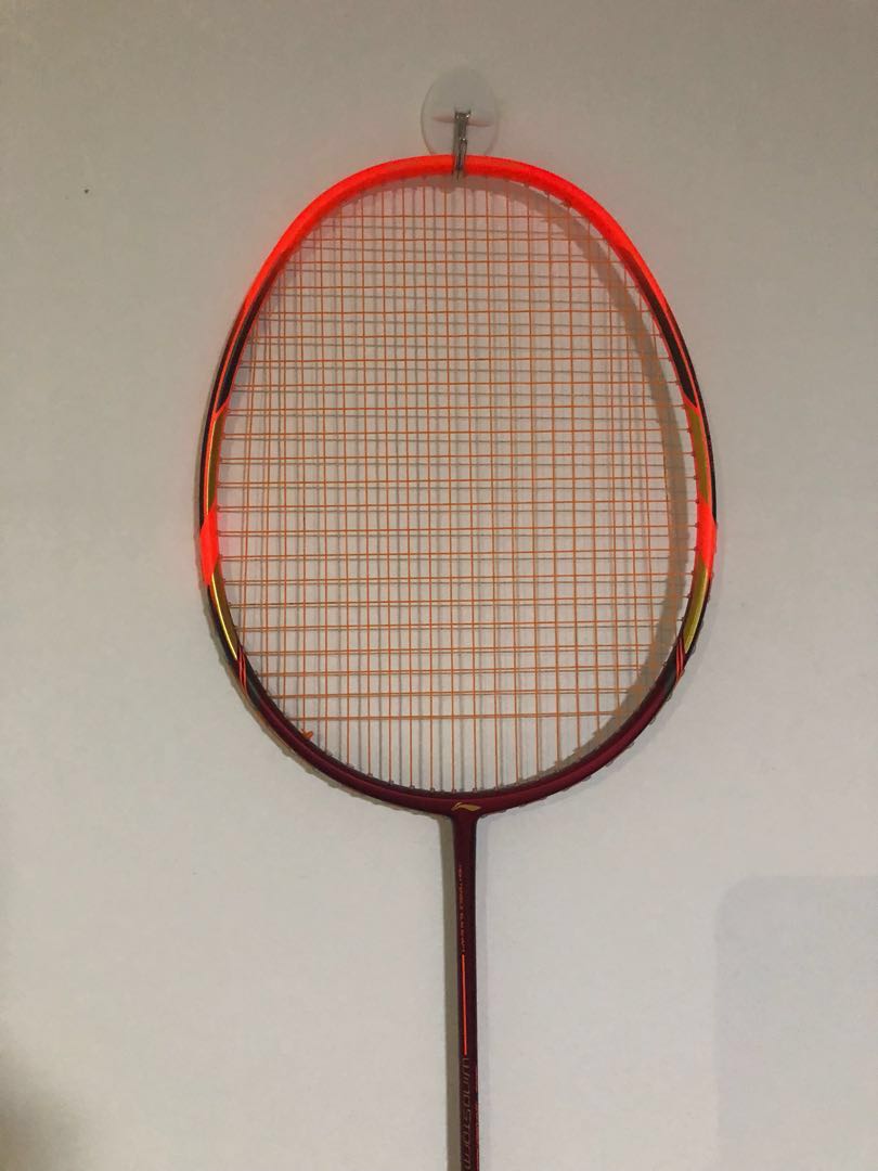 LI NING Windstorm 78 5U Badminton Racquet, Sports Equipment, Sports ...