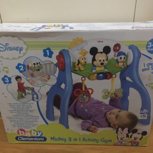 Mickey 3 in 1 Activity Gym, Babies & Kids, Infant Playtime on Carousell