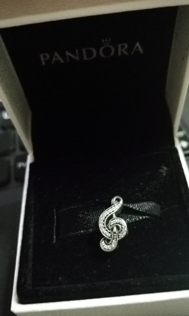 Pandora Sweet Music Treble Clef Charm, Women's Fashion, Jewelry ...