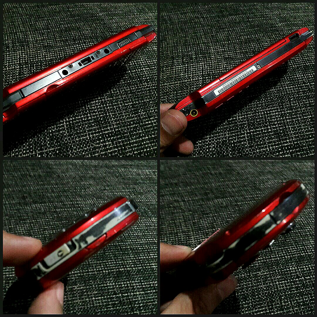 Psp slim 3000 Red V6.60 Downloadable, Video Gaming, Video Game Consoles ...