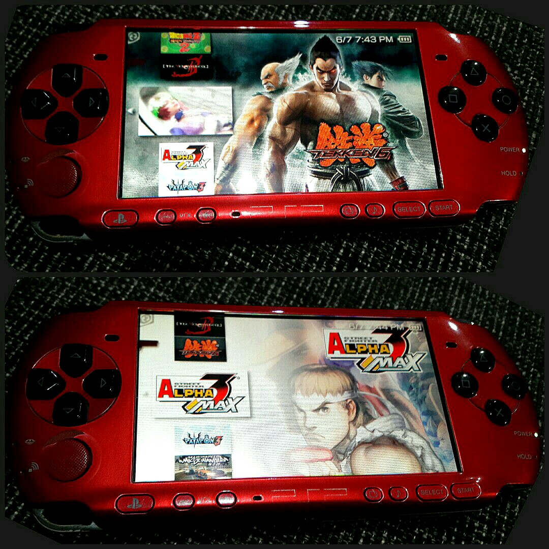 Psp slim 3000 Red V6.60 Downloadable, Video Gaming, Video Game Consoles, PlayStation on Carousell