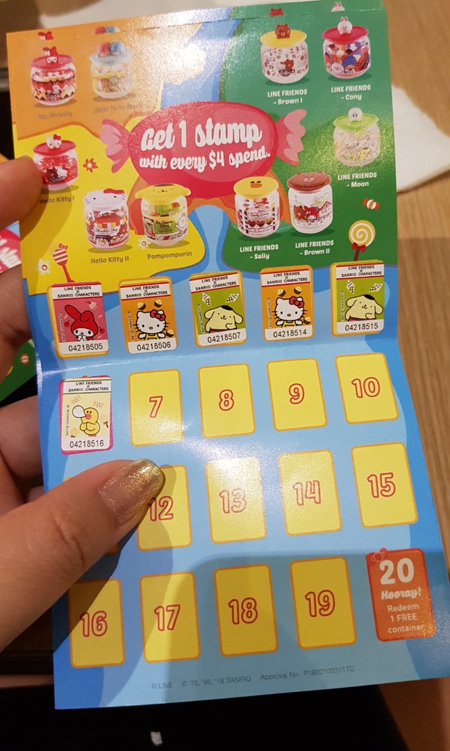 Sanrio glass container 711 collect stickers, Everything Else on Carousell