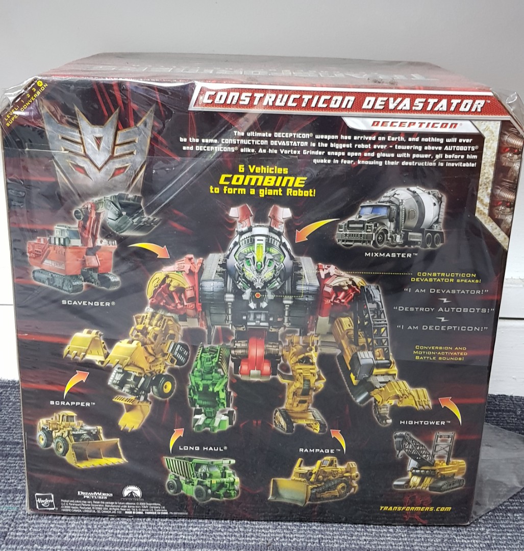Transformer ROTF Construction Devastator, Hobbies & Toys, Toys & Games ...