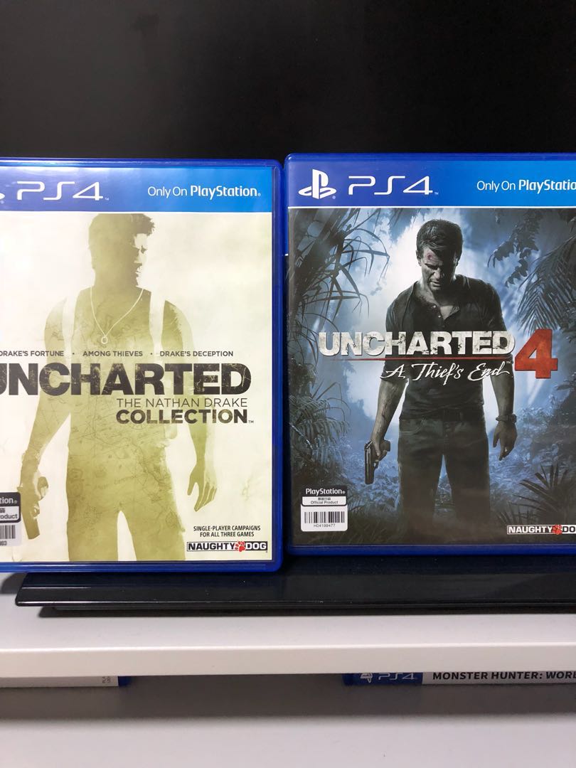 Uncharted Collection & Uncharted 4, Video Gaming, Video Games ...