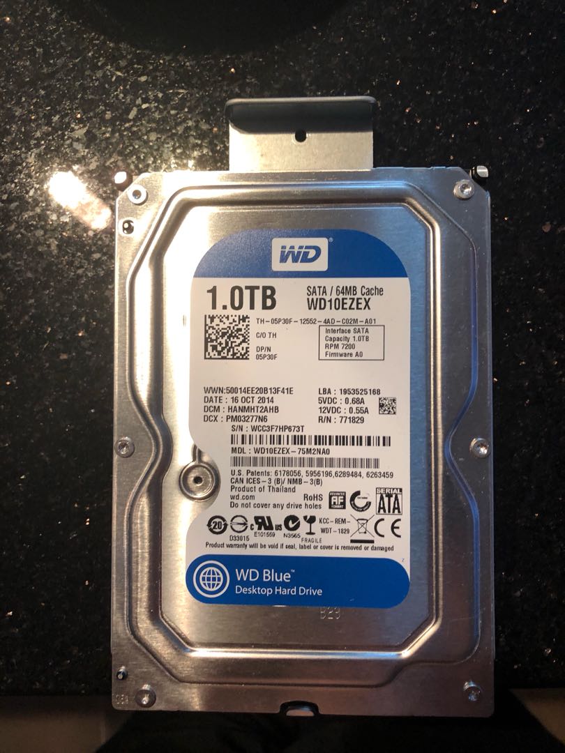 Wd blue 1tb hdd, Computers & Tech, Parts & Accessories, Hard Disks ...