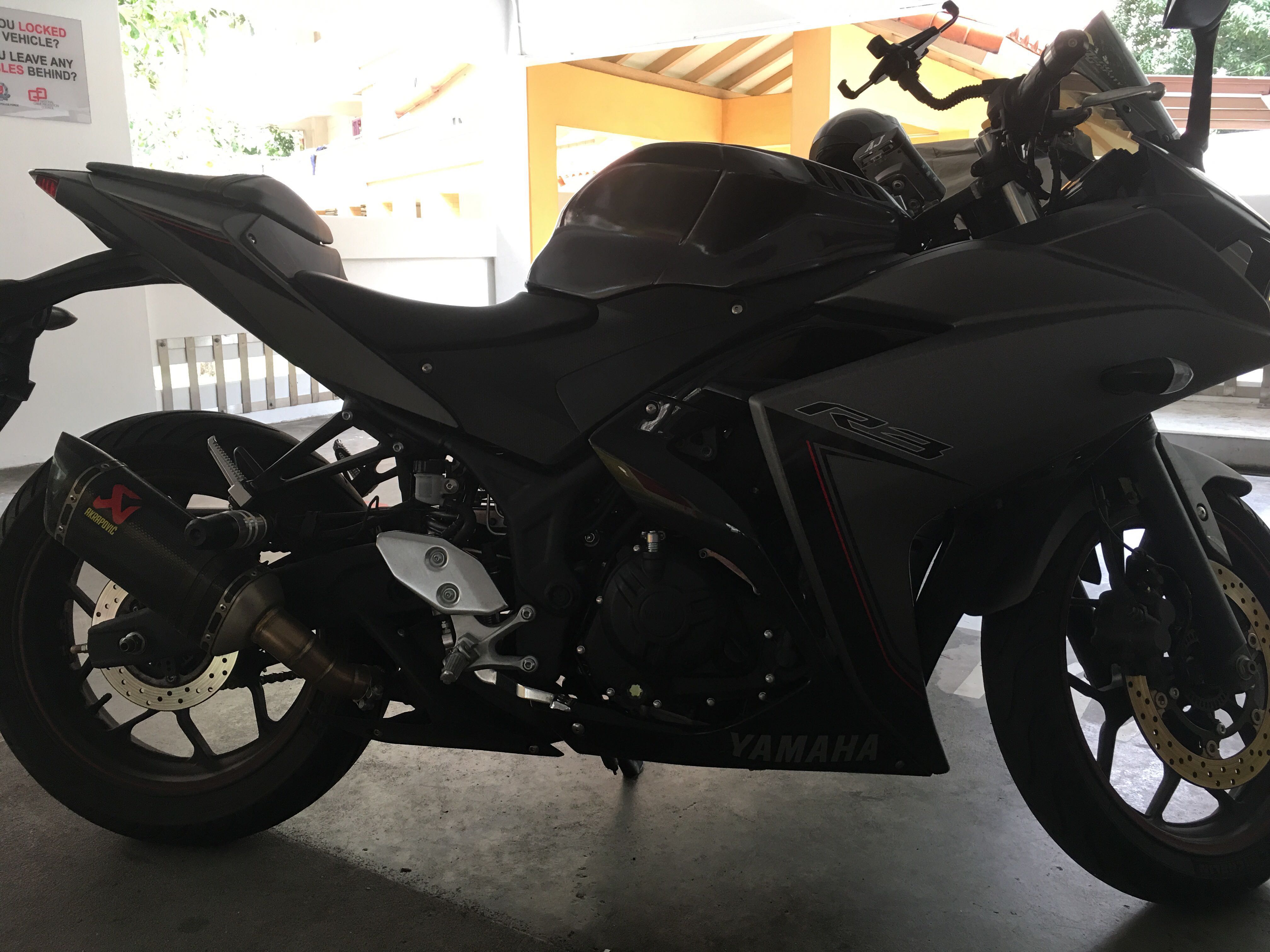 Yamaha R3 abs ( akra euro 4 ), Motorcycles, Motorcycles for Sale, Class ...