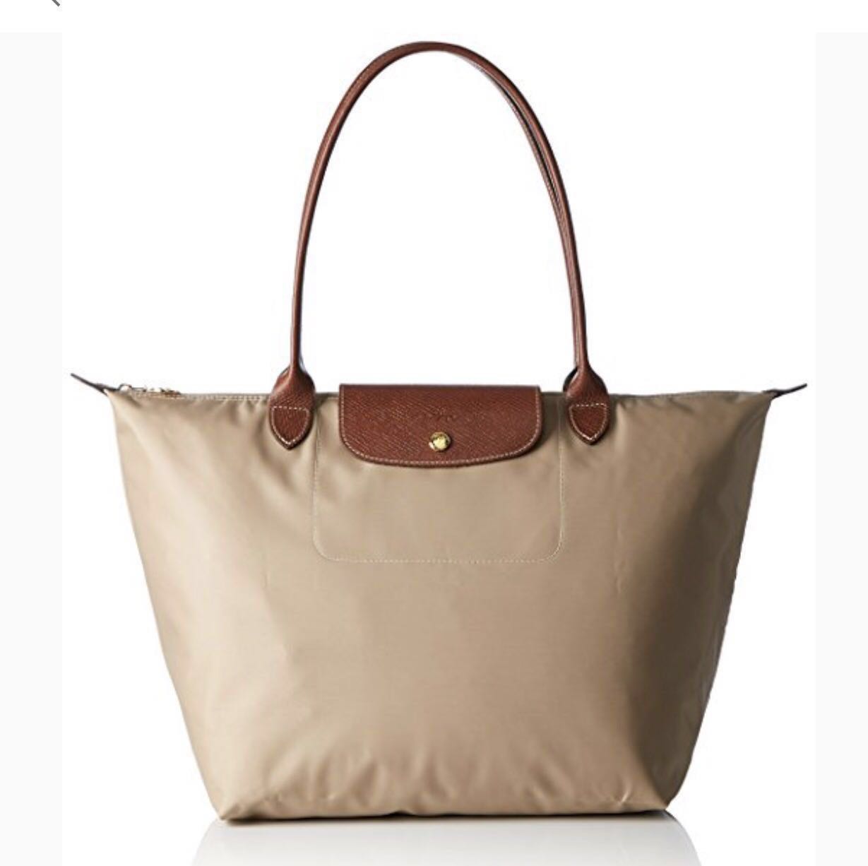 Authentic Brand New Longchamp Le Pliage Large Long Handle Bag, Women's ...