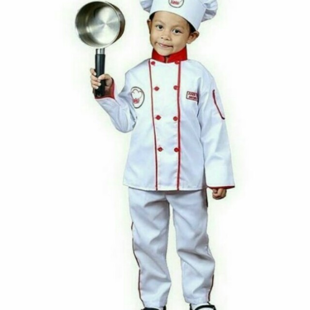 Baju kostum koki, Bayi & Anak, Perawatan & Makanan Anak di Carousell