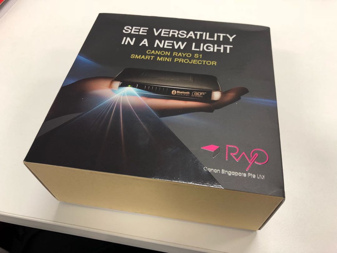 Brand New Canon Rayo S1 - mini Projector, TV & Home Appliances, TV ...