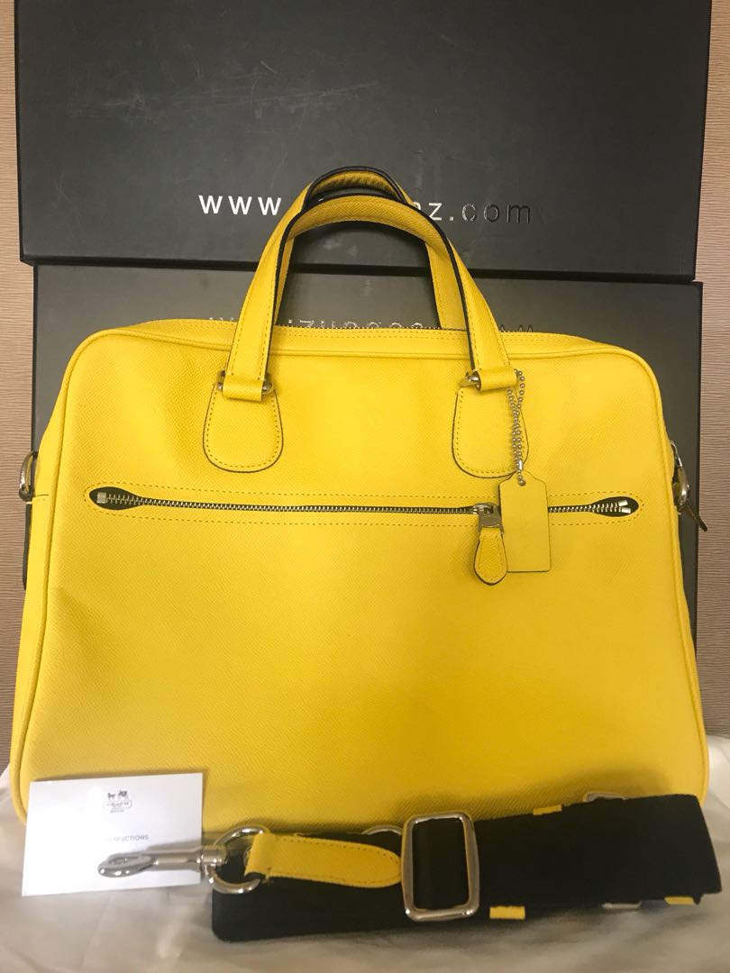 Coach documents Bag, Men's Fashion, Bags, Belt bags, Clutches and ...
