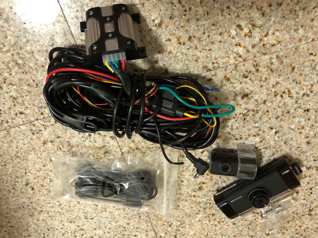 Korean IROAD V9 Front & Rear Dashcam, Car Accessories, Accessories on ...