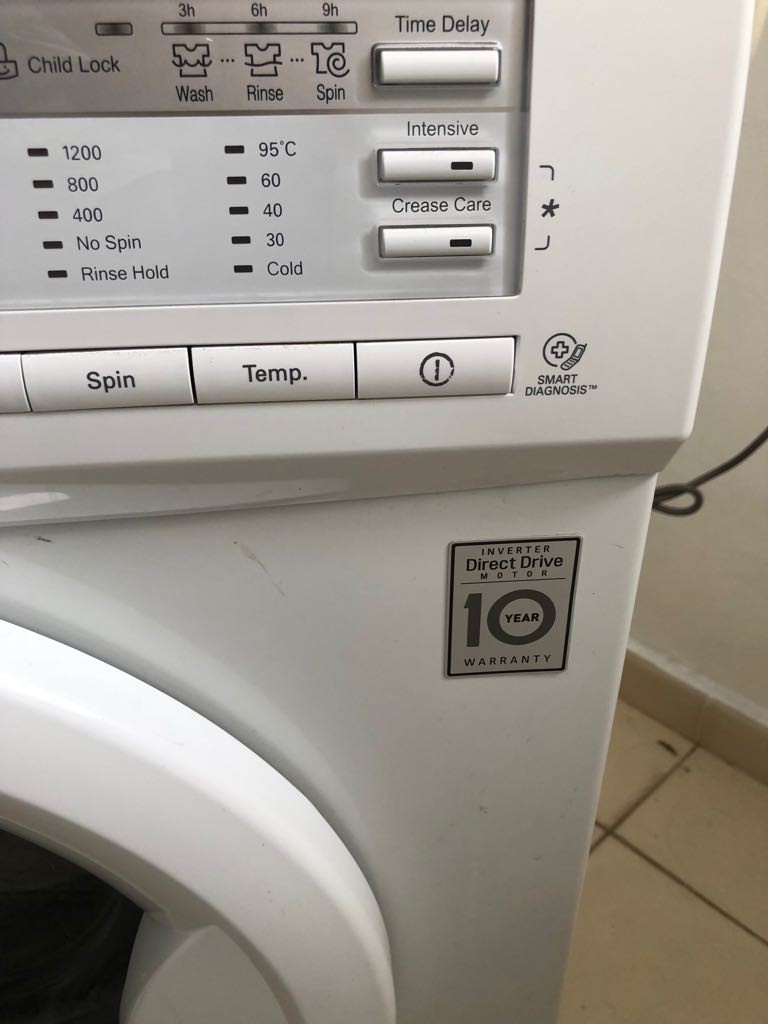 LG front loader, TV & Home Appliances, Washing Machines and Dryers on ...