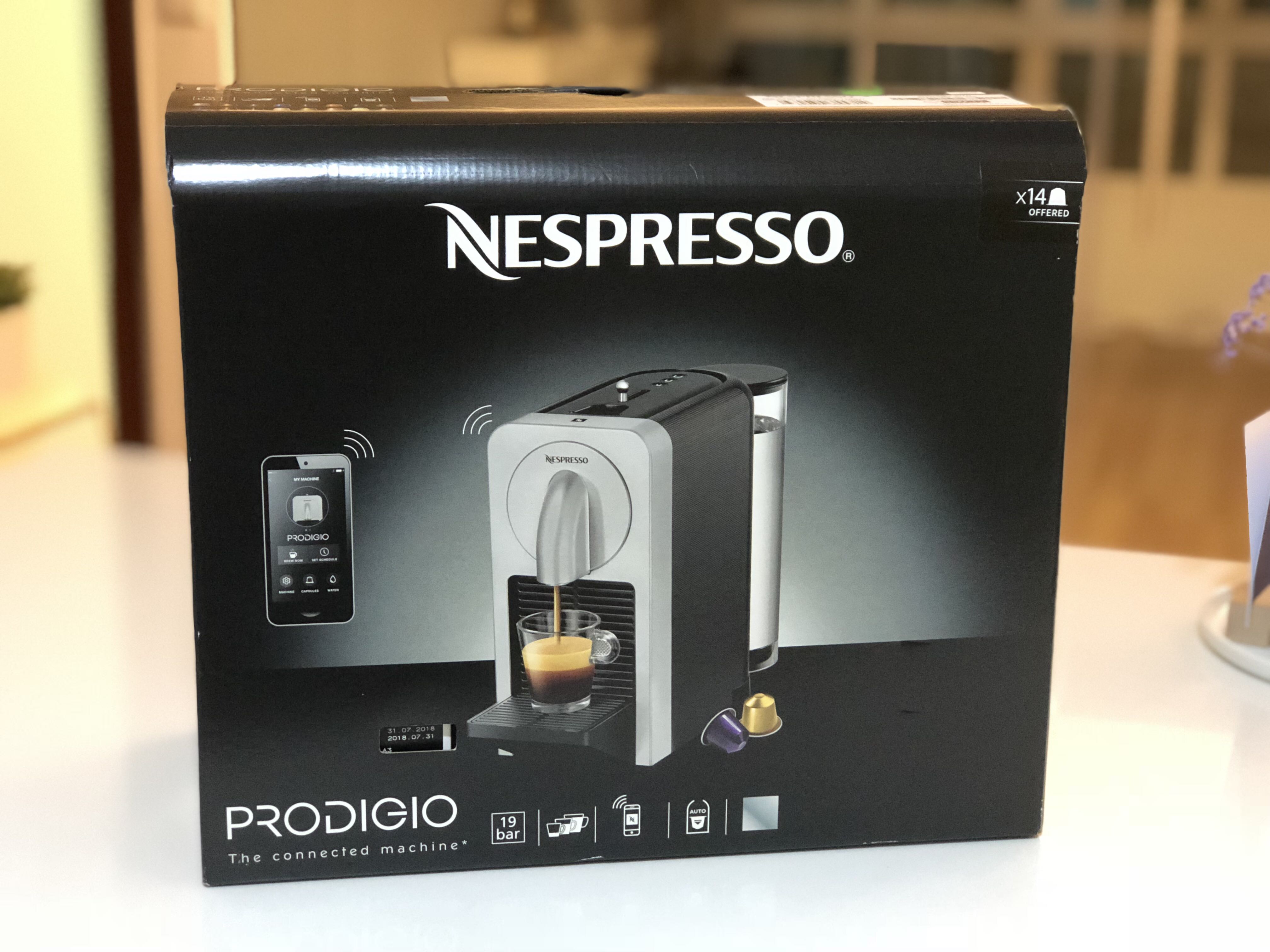 Nespresso PRODIGIO Silver, TV & Home Appliances, Kitchen Appliances ...