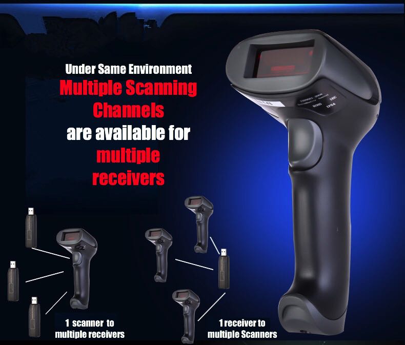 NETUM USB Wired (F5) laser / (F20) CCD or WireLess (F2) laser or CCD 1D ...