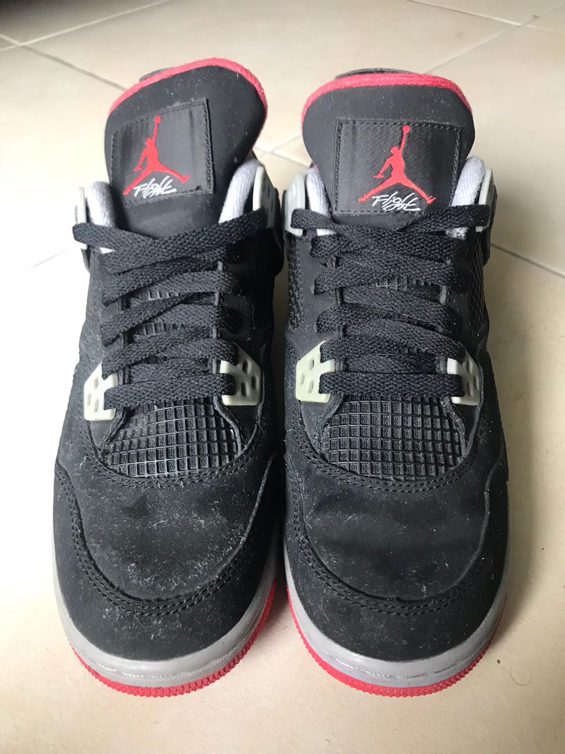 Original Jordan 4, Women's Fashion, Footwear, Sneakers on Carousell