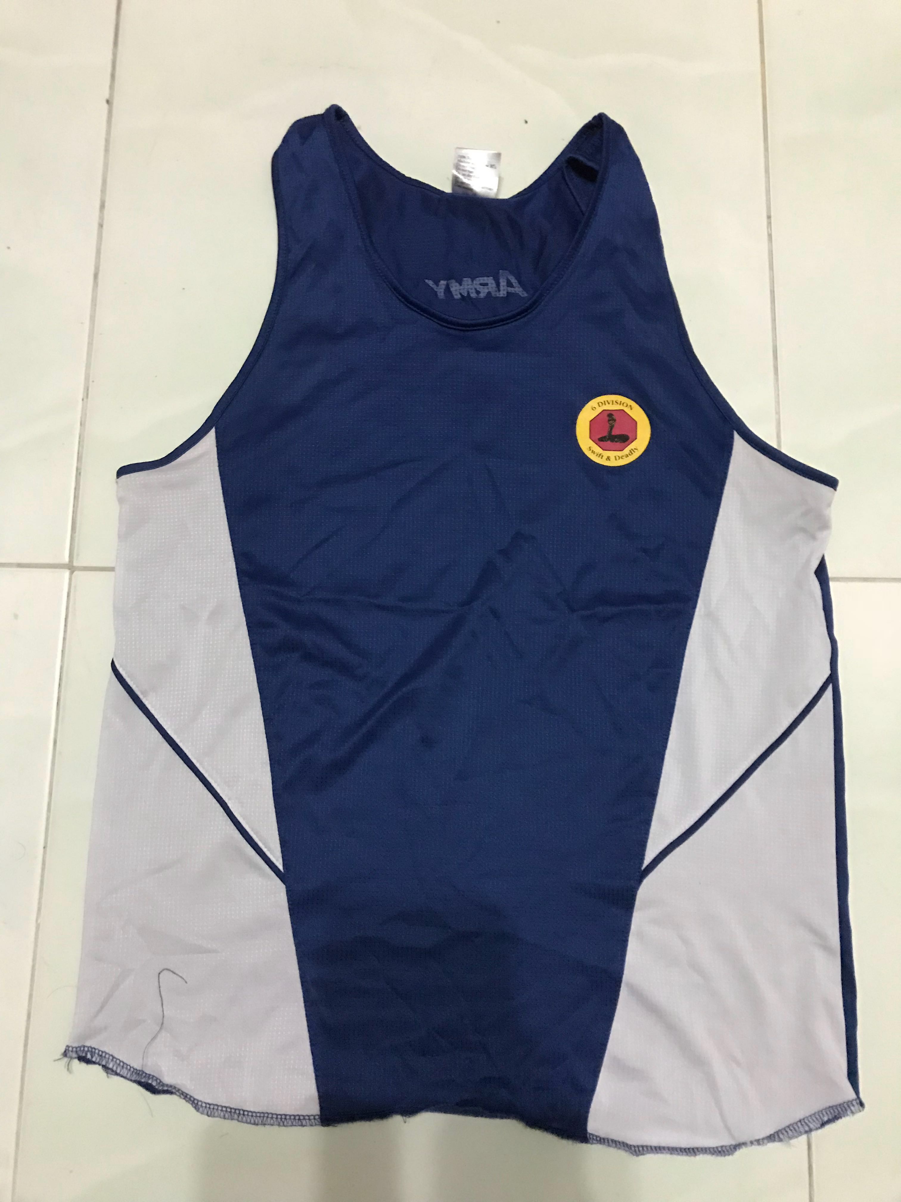 SAF 6 Div PT Singlet, Men's Fashion, Activewear on Carousell