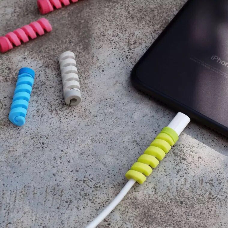 Spiral cord protector, Mobile Phones & Gadgets, Mobile Phones, iPhone ...