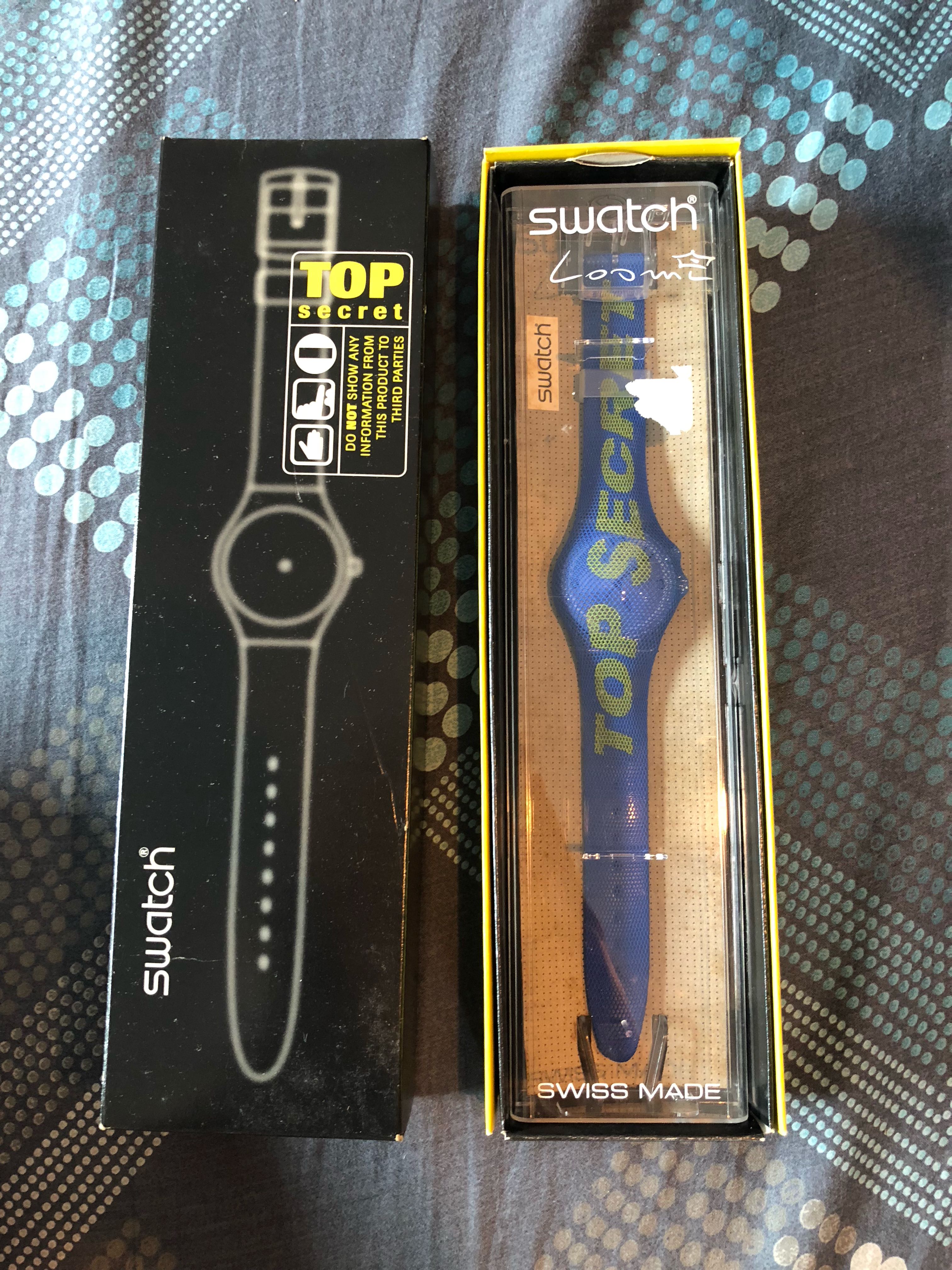 Swatch Loomi Top Secret Watch, Women's Fashion, Watches & Accessories ...