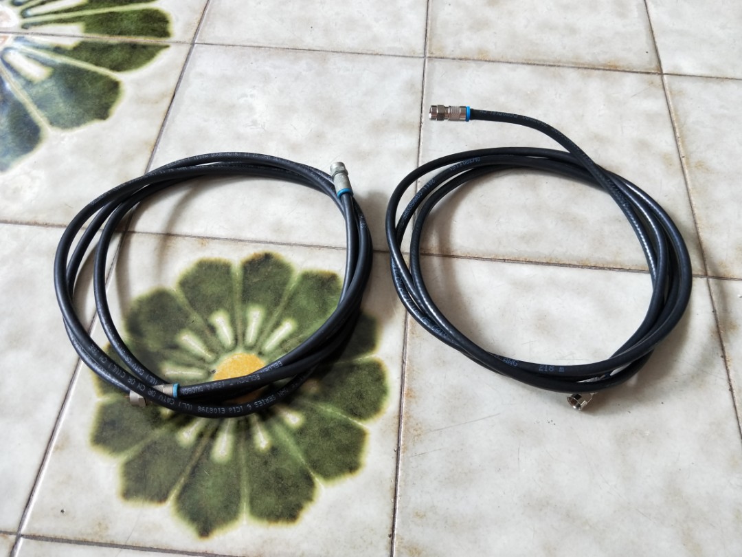 Coaxial cable for scv tv or cable broadband, TV & Home Appliances, TV ...